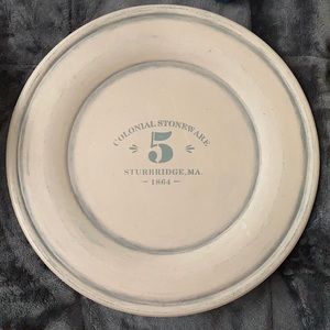 Accents | Wooden Colonial Stoneware Sign Nwot | Poshmark